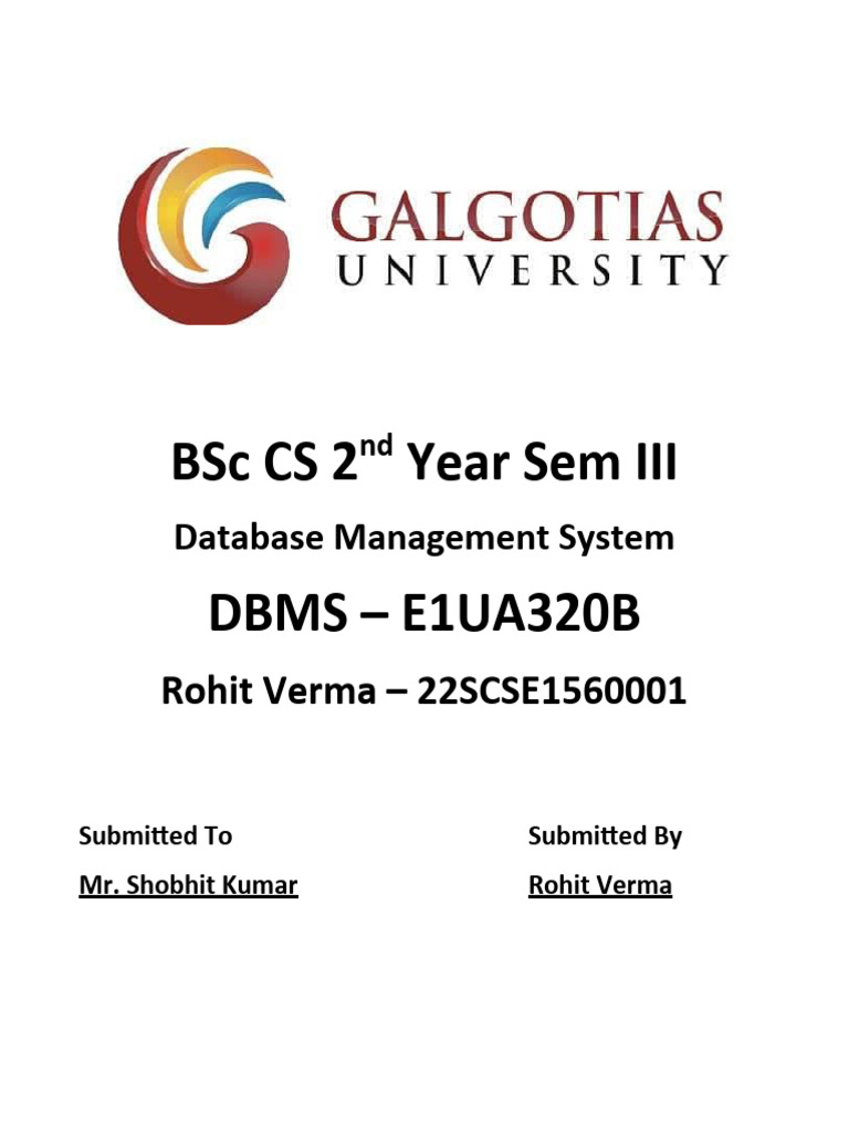 DBMS_Complete | PDF | Relational Database | Computer Programming