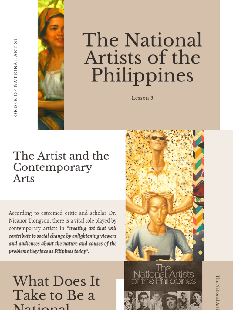 National Artist of the Philippines Medal | PDF | Citizenship | Philippines