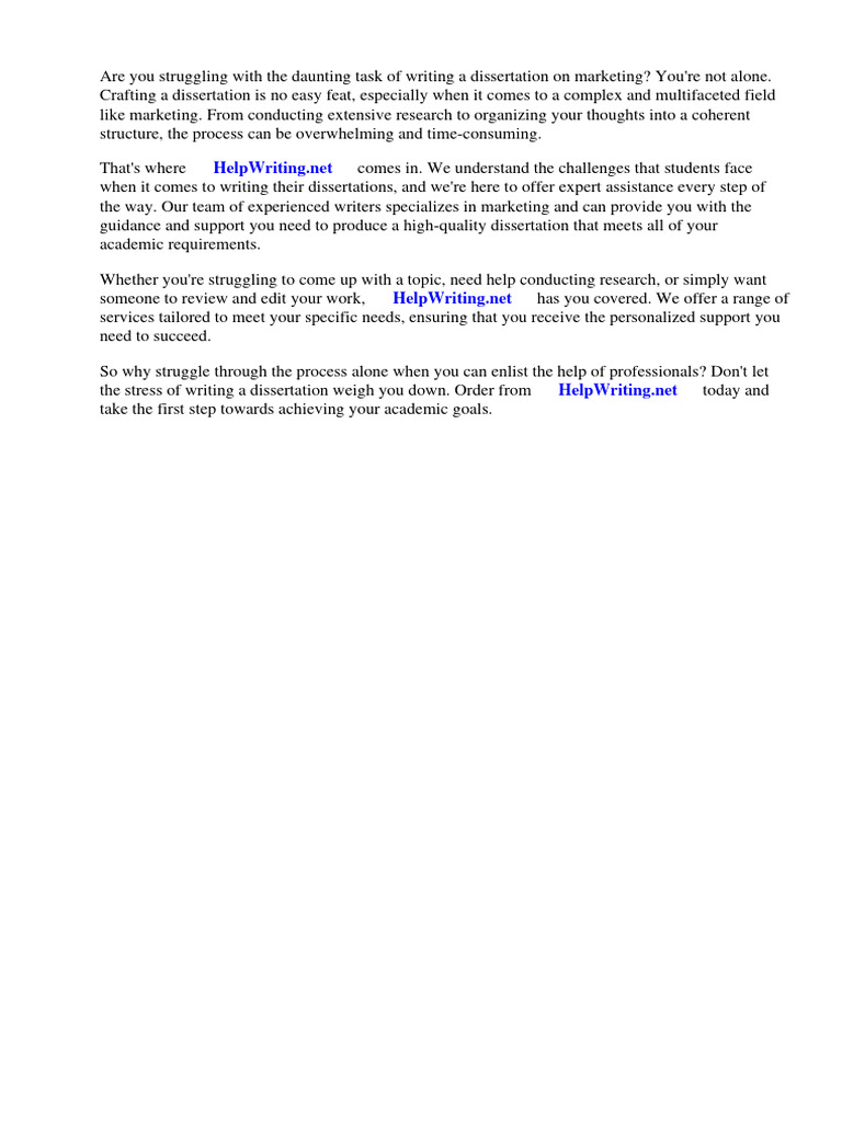 Examples of Marketing Dissertation Topics | PDF | Marketing | Popular ...