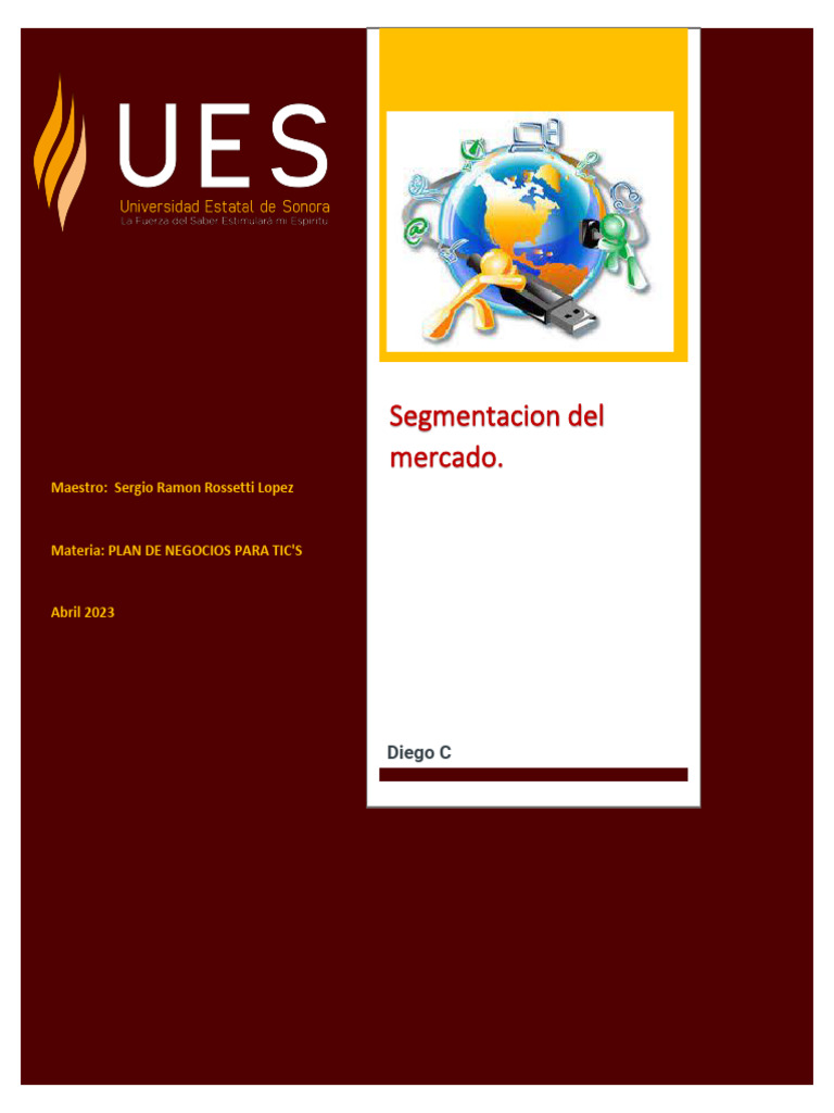 Segmentacion De Mercado Pdf Publicidad Marketing