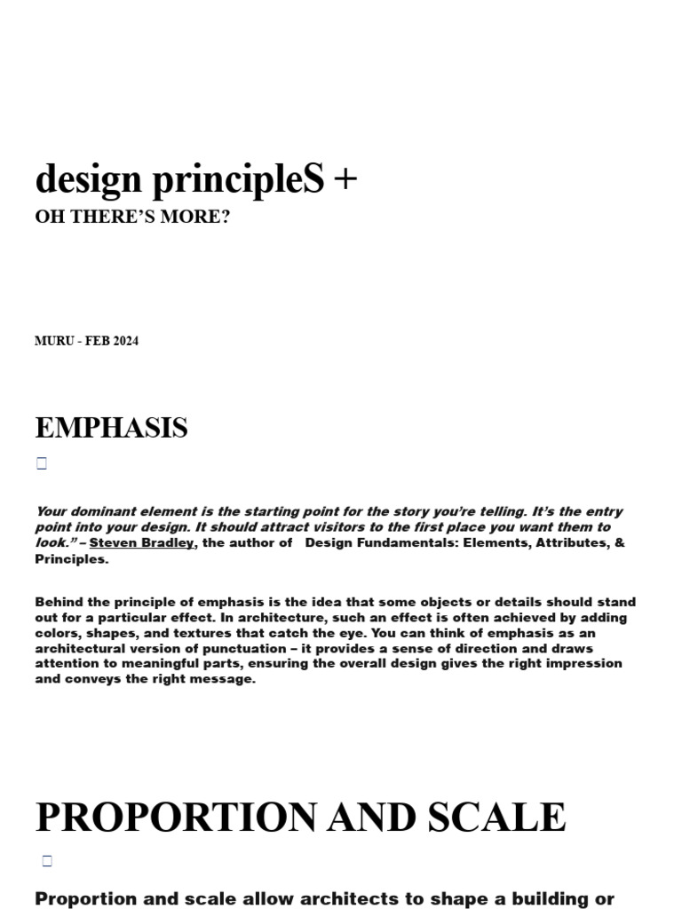 Key Architectural Design Principles | PDF | Design | Architect