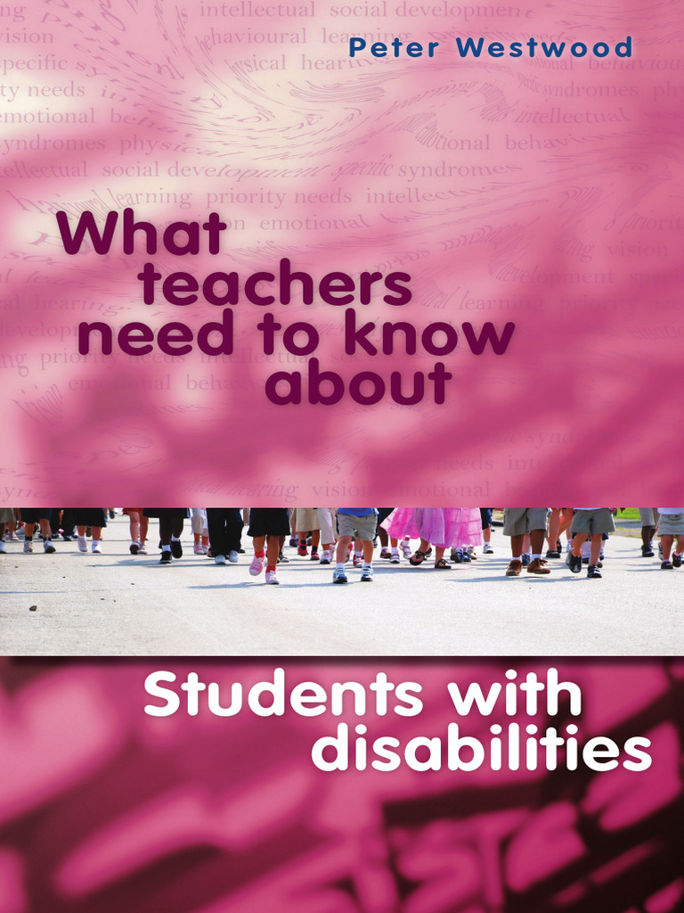 What Teachers Need To Know About Students With Disabilities | PDF ...