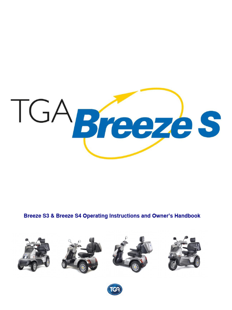 Breeze S4 User Manual TGA Mobility | PDF | Battery Charger | Traffic
