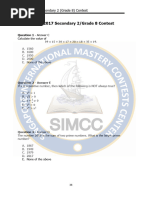 Past Papers 2019 SASMO G7 | PDF | Numbers | Vertex (Graph Theory)