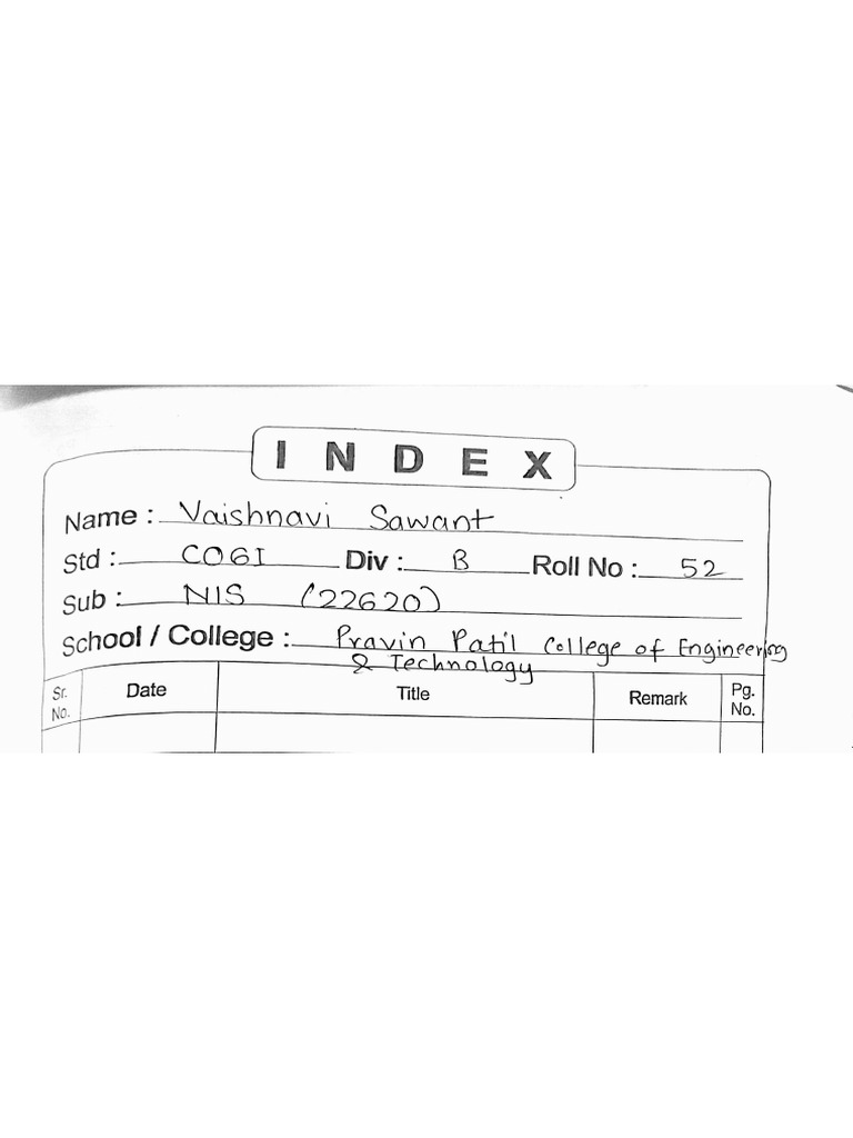 Sample Nis File | PDF