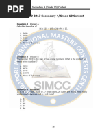 Singapore & Asian Schools Math Olympiad (SASMO) 2024 - Paper Based Only ...