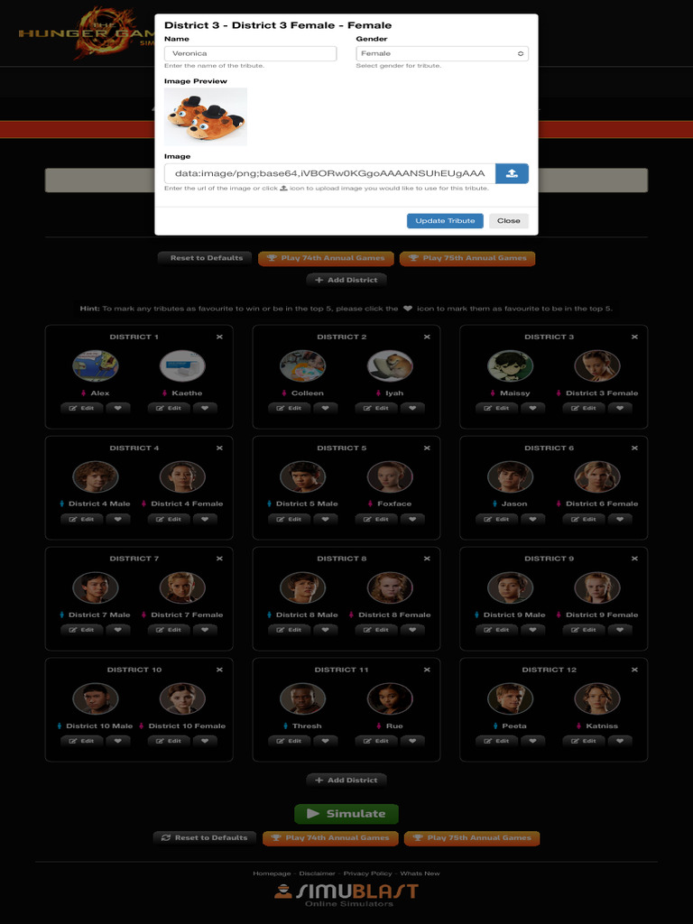 Customize Your Hunger Games Simulator | PDF | Computing | Software