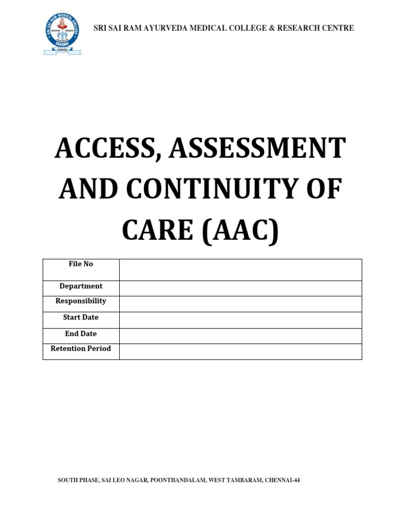 Front Page For Standards | PDF | Health Care | Medicine