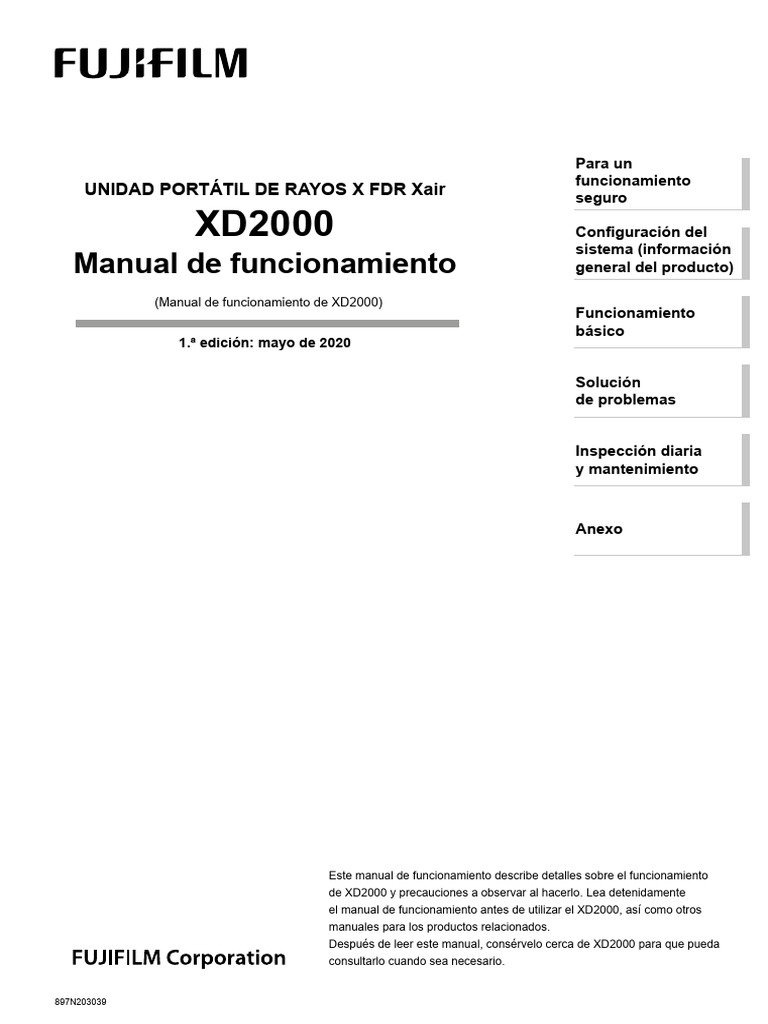 Manual de Operación FDR X AIR Esp | PDF | Software | Relámpago
