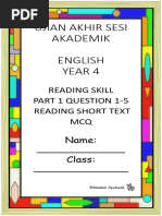 UASA Email Writing Practice for Years 4-6 | PDF