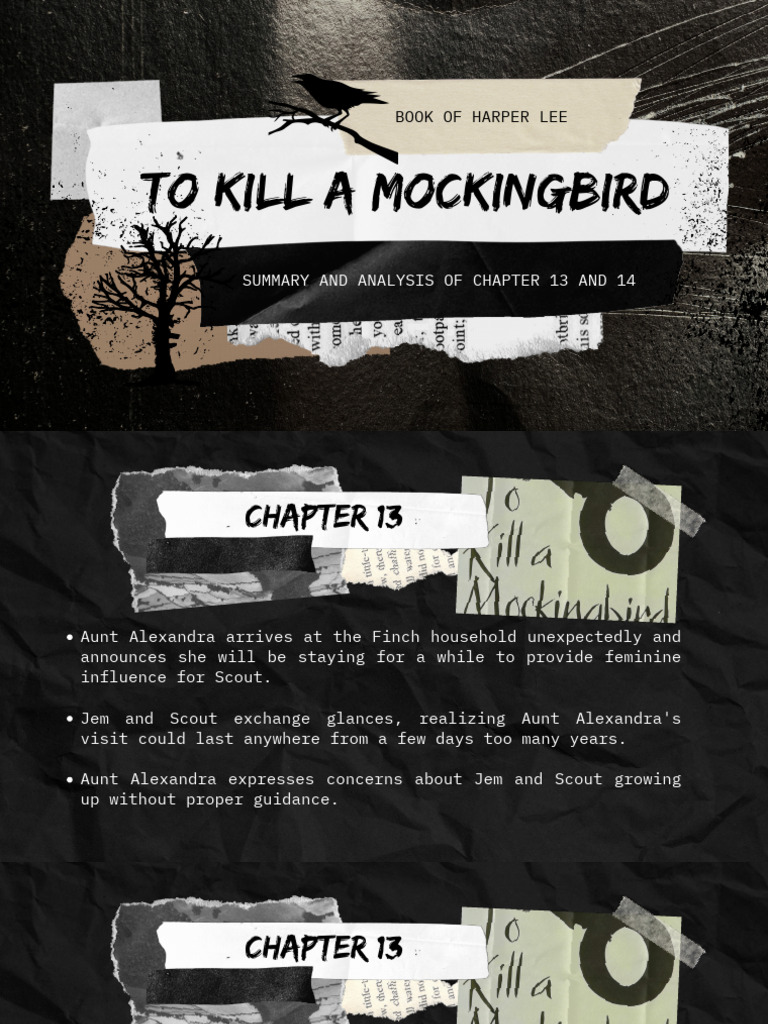 Chapter 13 and 14 | PDF | To Kill A Mockingbird