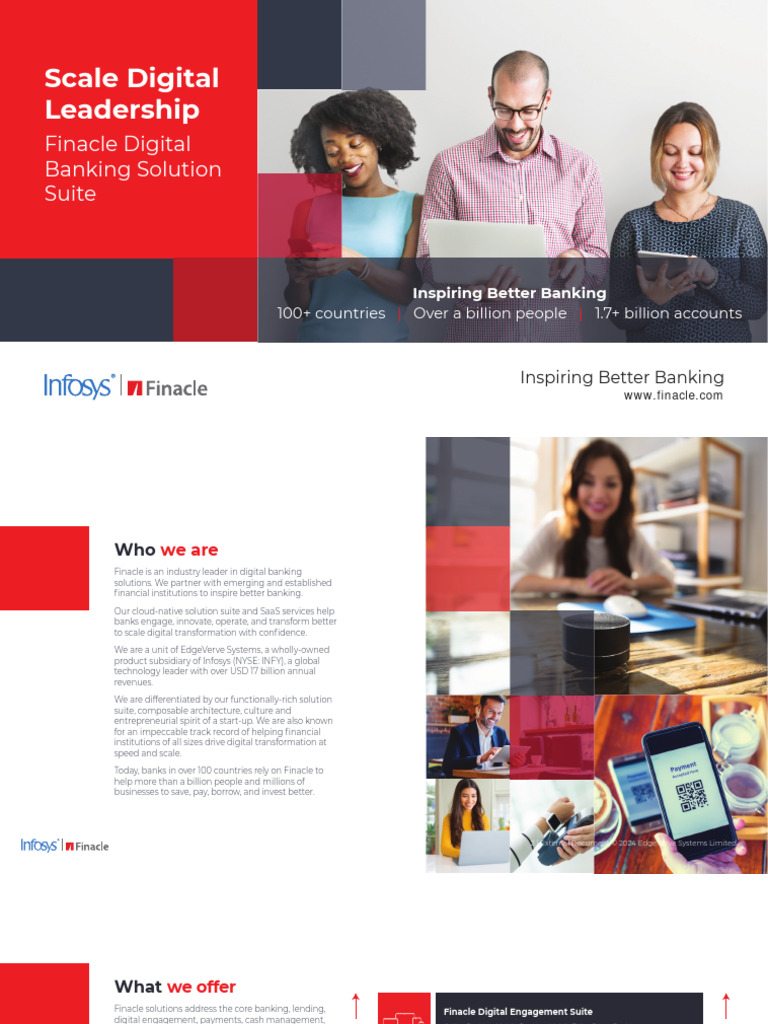 Finacle Digital Banking Solution Suite Brochure 2022 | PDF | Loans | Cloud Computing