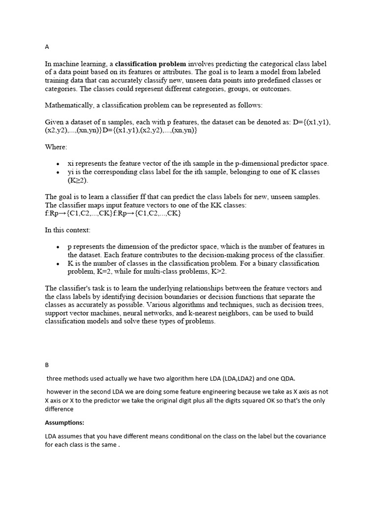 Solutions Exo 3 (2021) | PDF | Statistical Classification | Logistic ...