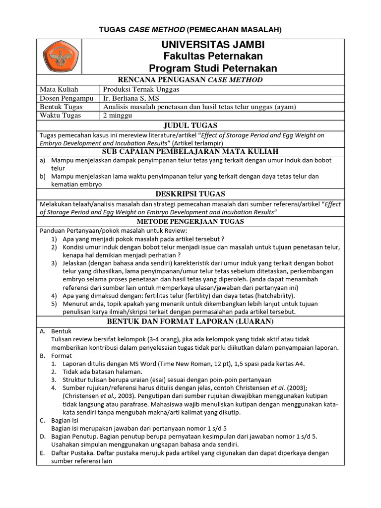 Tugas Ptu-Case Method | PDF