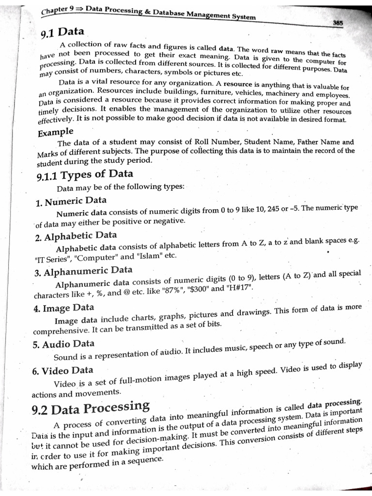 data processing-1 | PDF