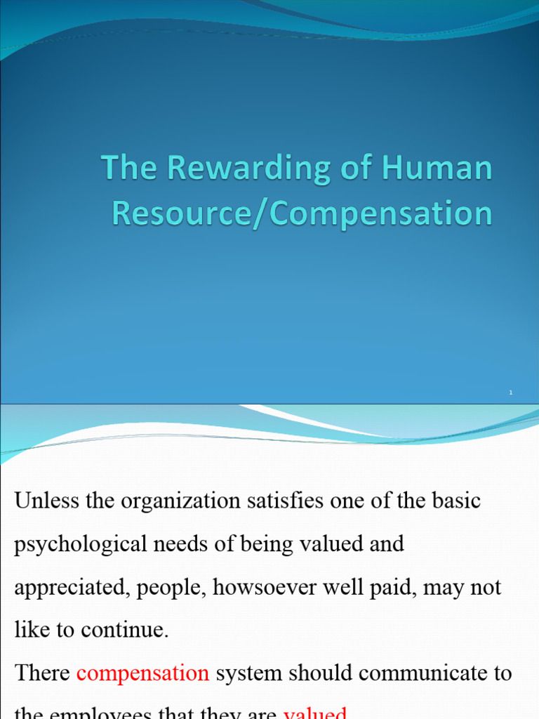 HRM CH 4 Reward Compensation | PDF | Cost Of Living | Compensation And Benefits