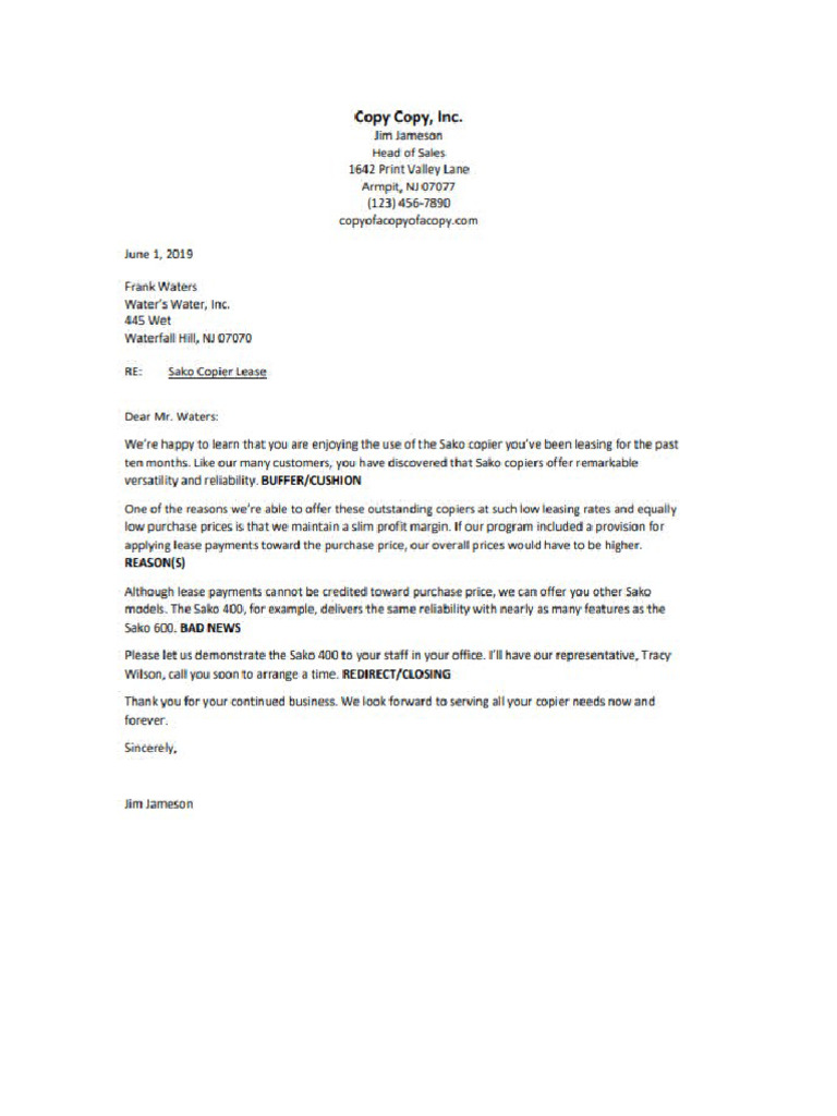 Bussiness Letter | PDF