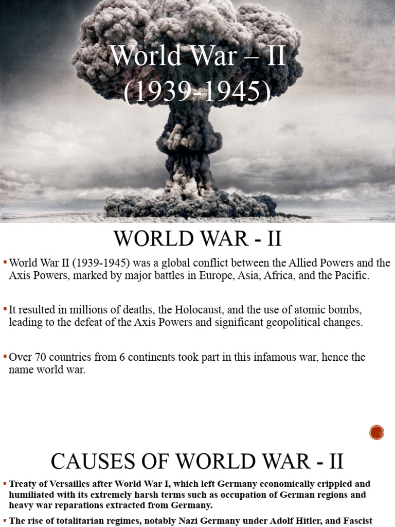 Presentation | PDF | World War II | Axis Powers
