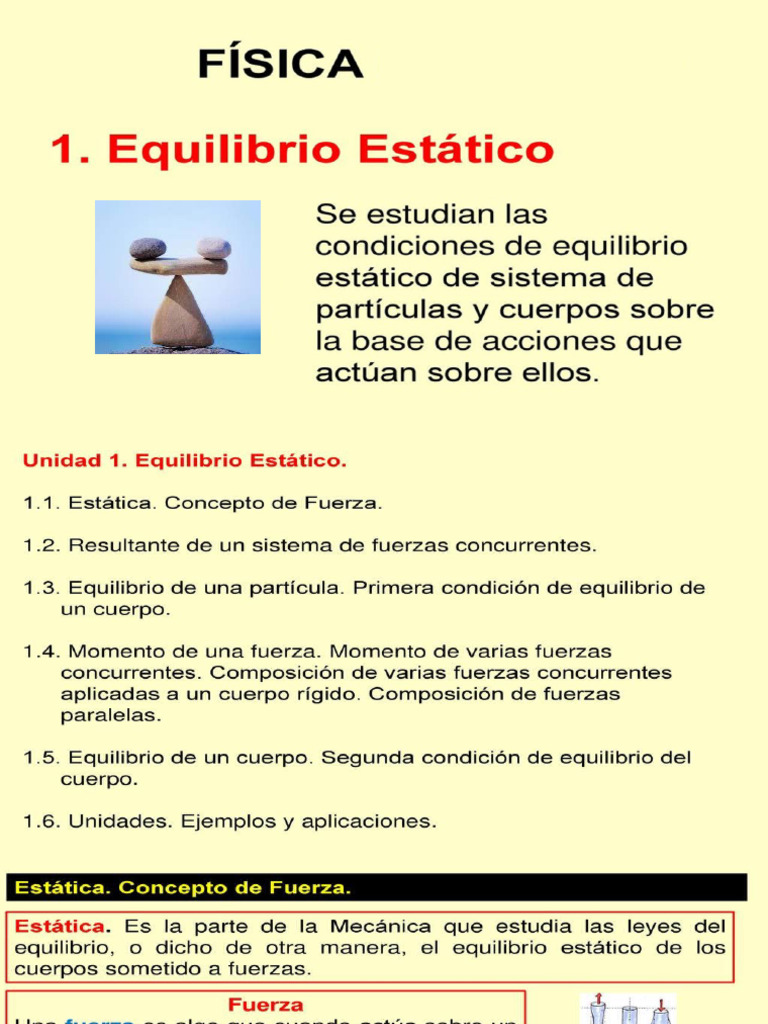 2.equilibrio Estatico | PDF