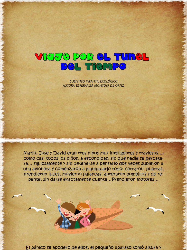 Cuento Viaje Por El Tunel Del Tiempo | PDF | Amor | Ciencias de la Tierra