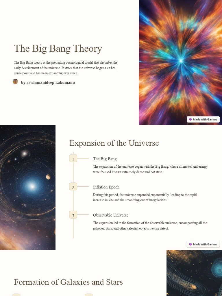 The Big Bang Theory | PDF | Universe | Big Bang