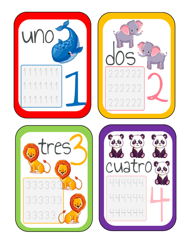 Numeros Del 1 Al 20 | PDF