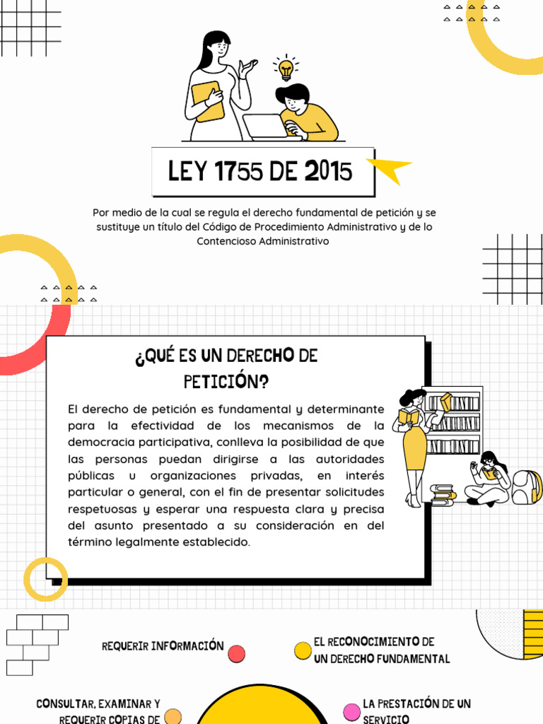 Ley 1755 de 2015 | PDF | Petición | Justicia