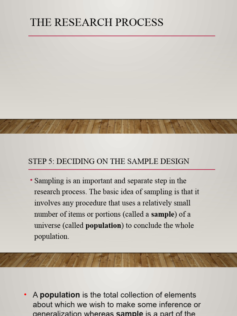 Marilou Budhi (The Research Process) | PDF | Sampling (Statistics) | Methodology