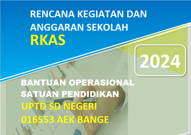 Contoh RKAS 2024 untuk Sekolah | PDF