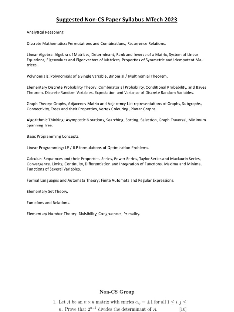 Non Cs Subjective_merged | PDF | Vertex (Graph Theory) | Linear Subspace