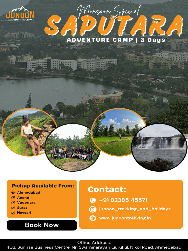 Saputara Monsoon Adventure Camp 2023 | PDF