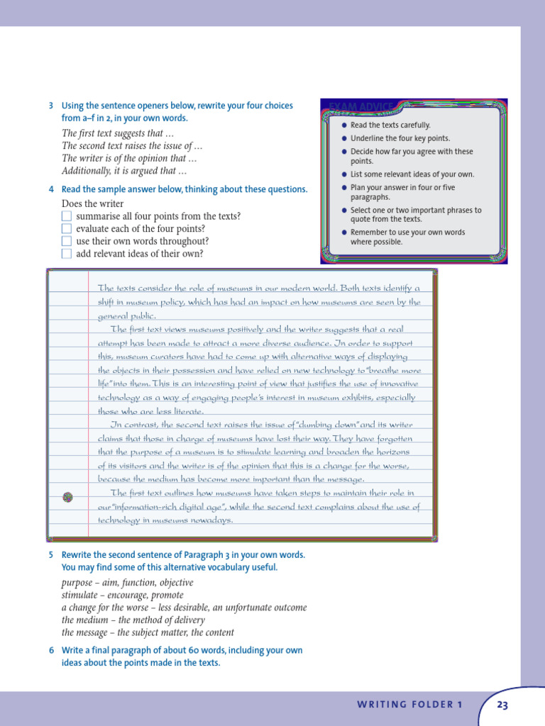 Writing Part 2 | PDF | Museum | Human Communication