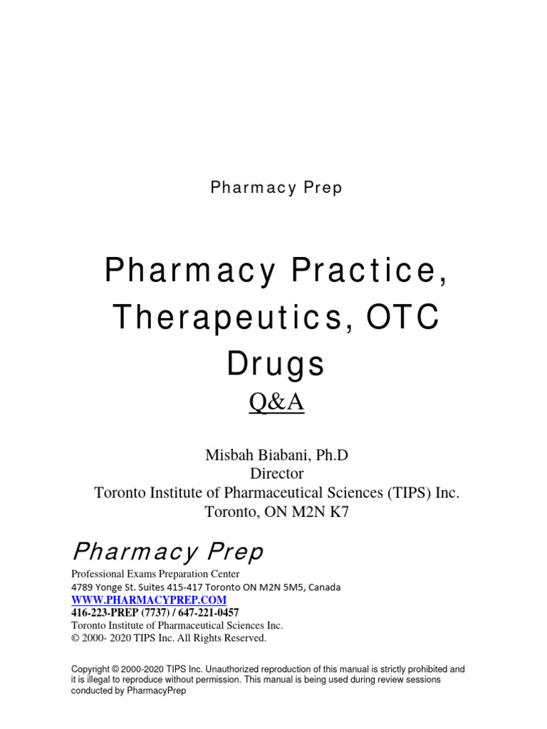 6 Pharmacy Practice 2020 JUNE 2037 | PDF | Pharmacy | Medical Prescription