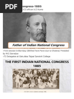 First Session of Indian National Congress 1885 | PDF | Indian National ...