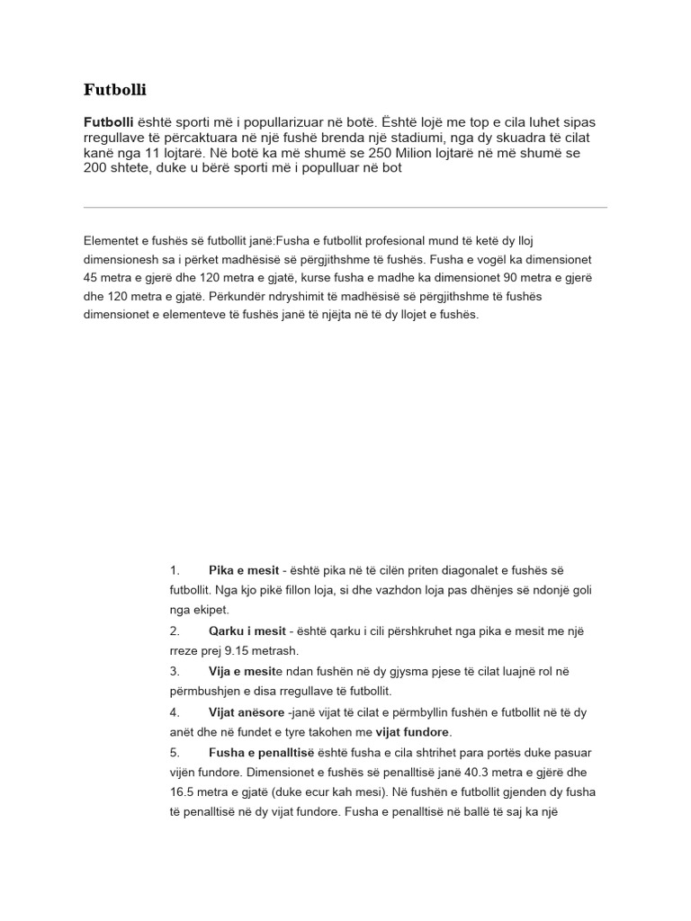 Futbol Li | PDF