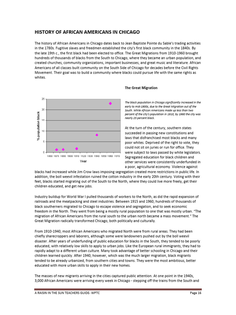 Chicago - A Raisin in The Sun | PDF | Home & Garden