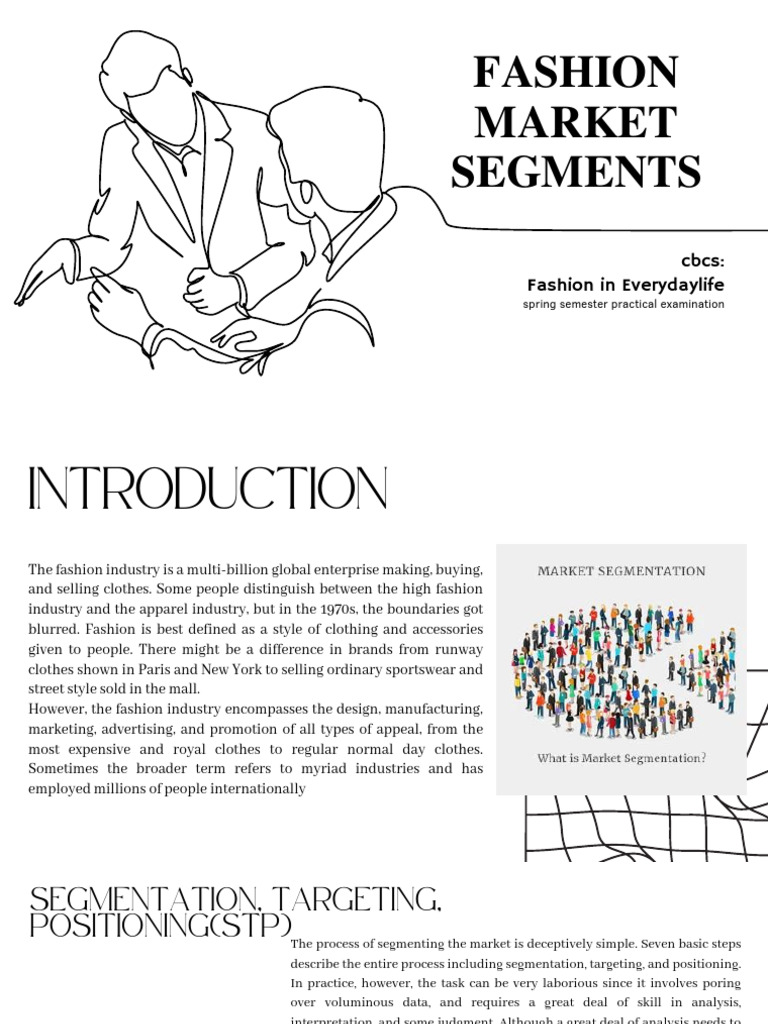 Fashion Market Segmentation | PDF | Market Segmentation | Luxury Goods