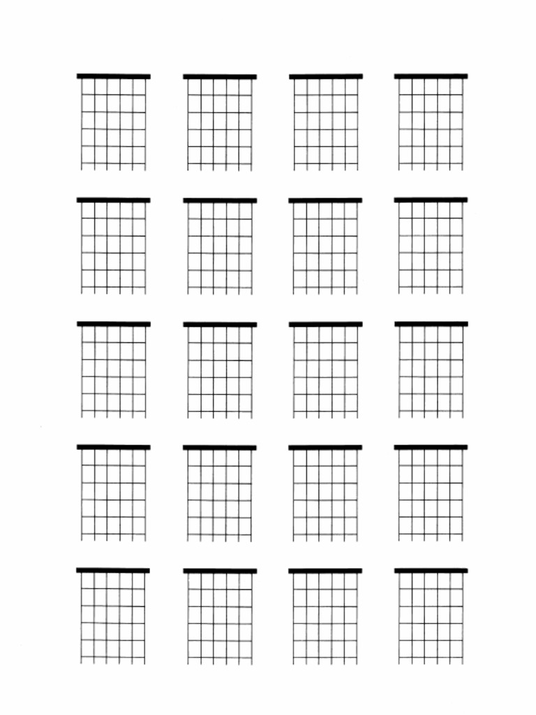 Chords - Blank Chord Boxes 2 | PDF