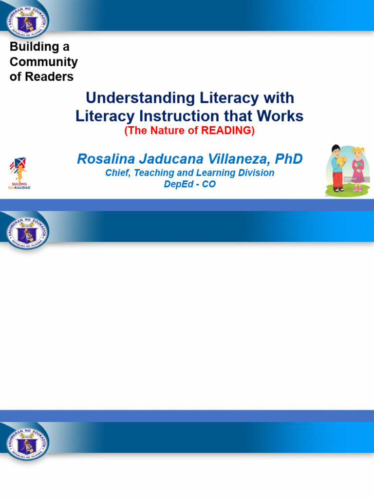 The-Nature-of-Reading-pptx | PDF | Reading Comprehension | Learning