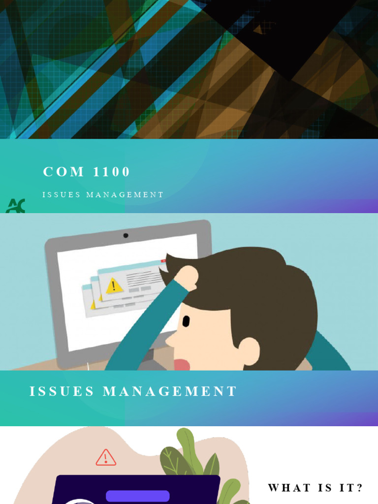 WEEK 8 - Issues Management | PDF | Risk | Human Communication