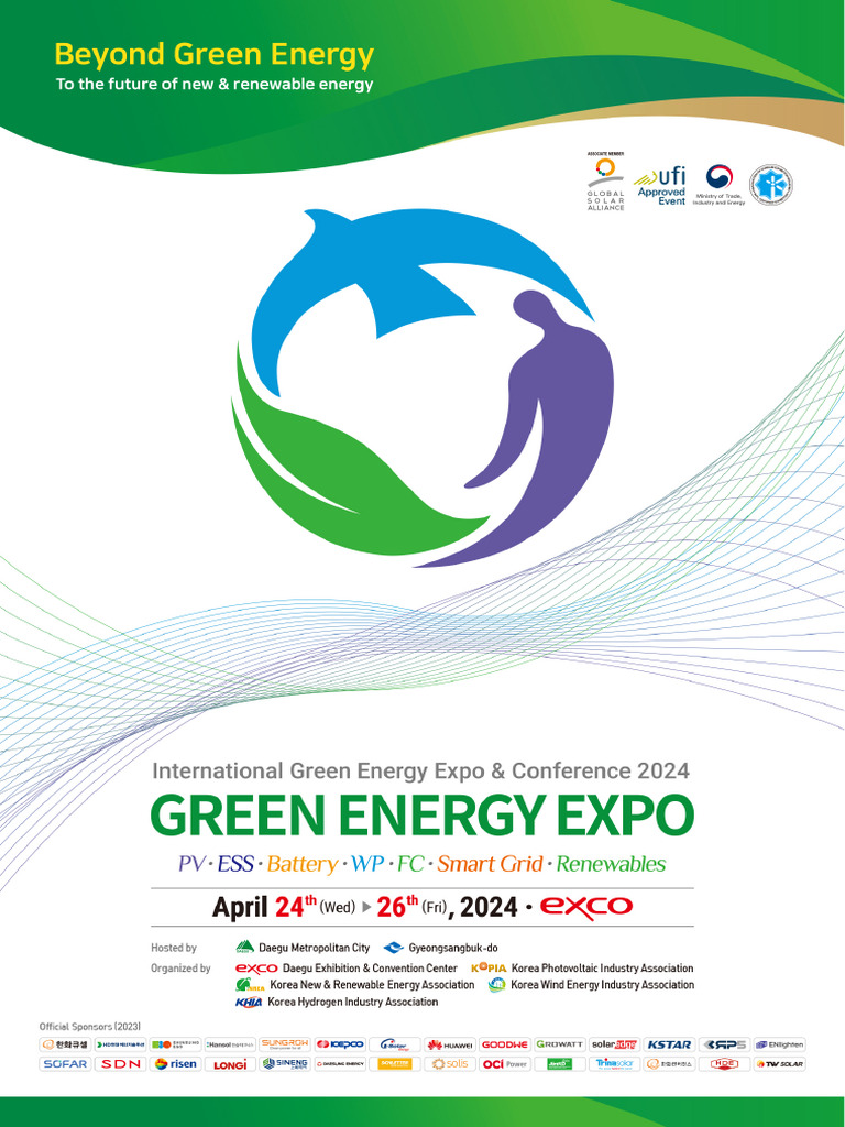 (Eng) 2024 International Green Energy Expo Brochure 8p (Low) | PDF
