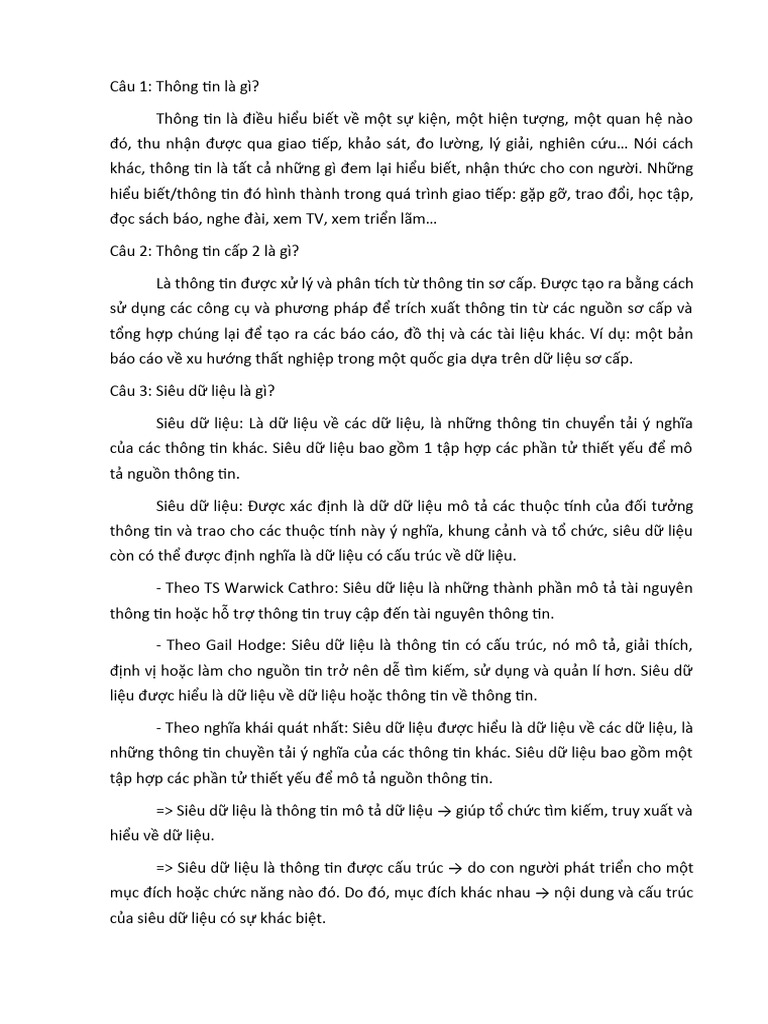 T CH C Thông Tin | PDF