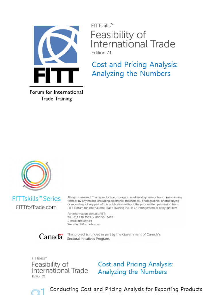 Cost & Pricing Analysis | PDF | Business | Economies