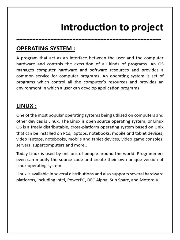 OS (1) | PDF | Linux | Operating System