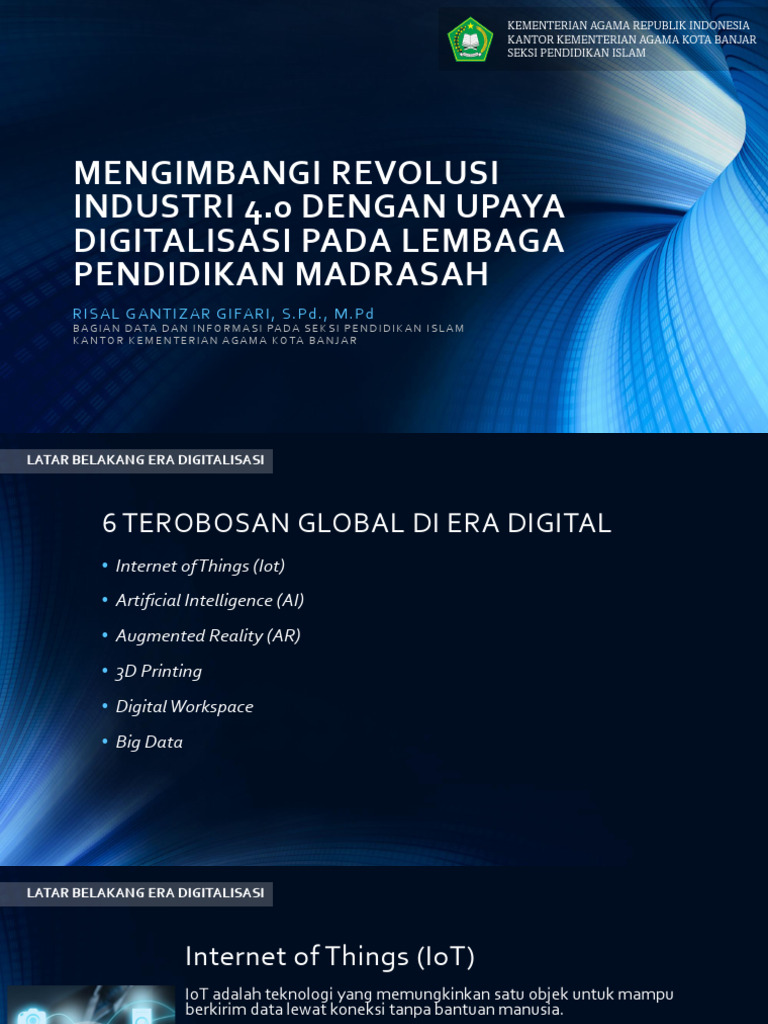 DIGITALISASI MADRASAH | PDF