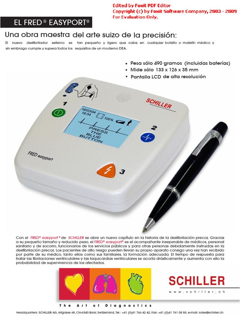 Emergencias - Desfibrilación Bifásica Multipulso - DEA de Bolsillo ...