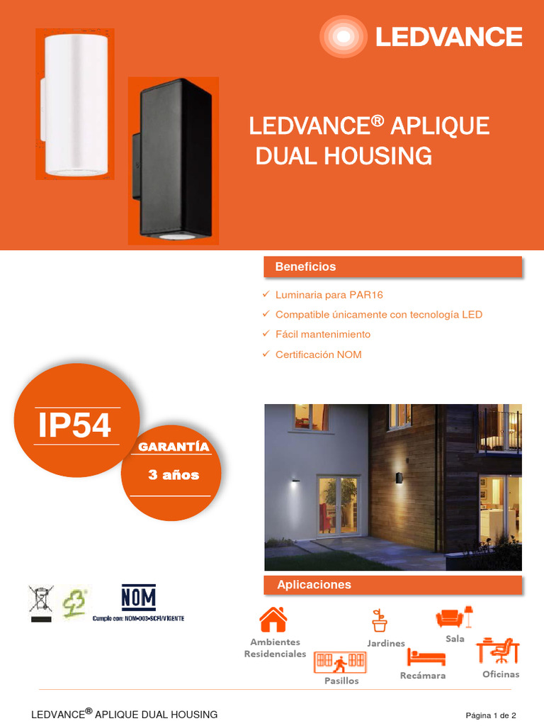 Ledvance® Aplique Dual Housing | PDF