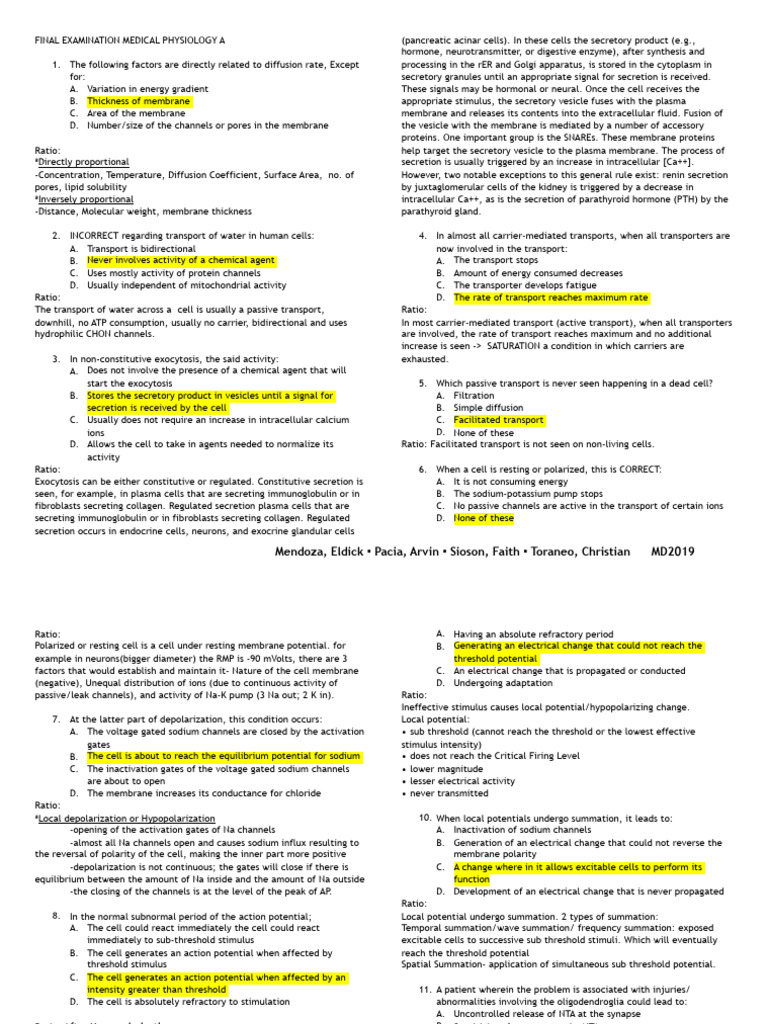 Promo 2015 Medical Physiology A 2 Pdf Chemical Synapse Muscle