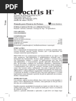 Bula da Pomada Proctyl para Hemorroidas | PDF