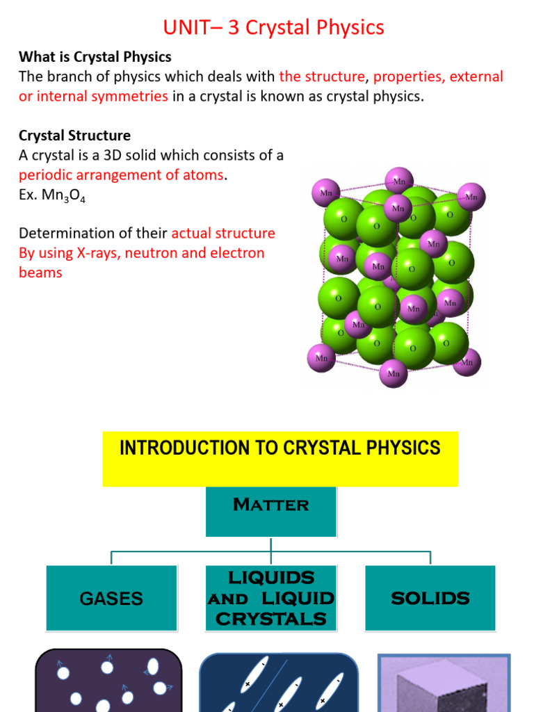 Crystal | PDF | Crystal Structure | Crystallite